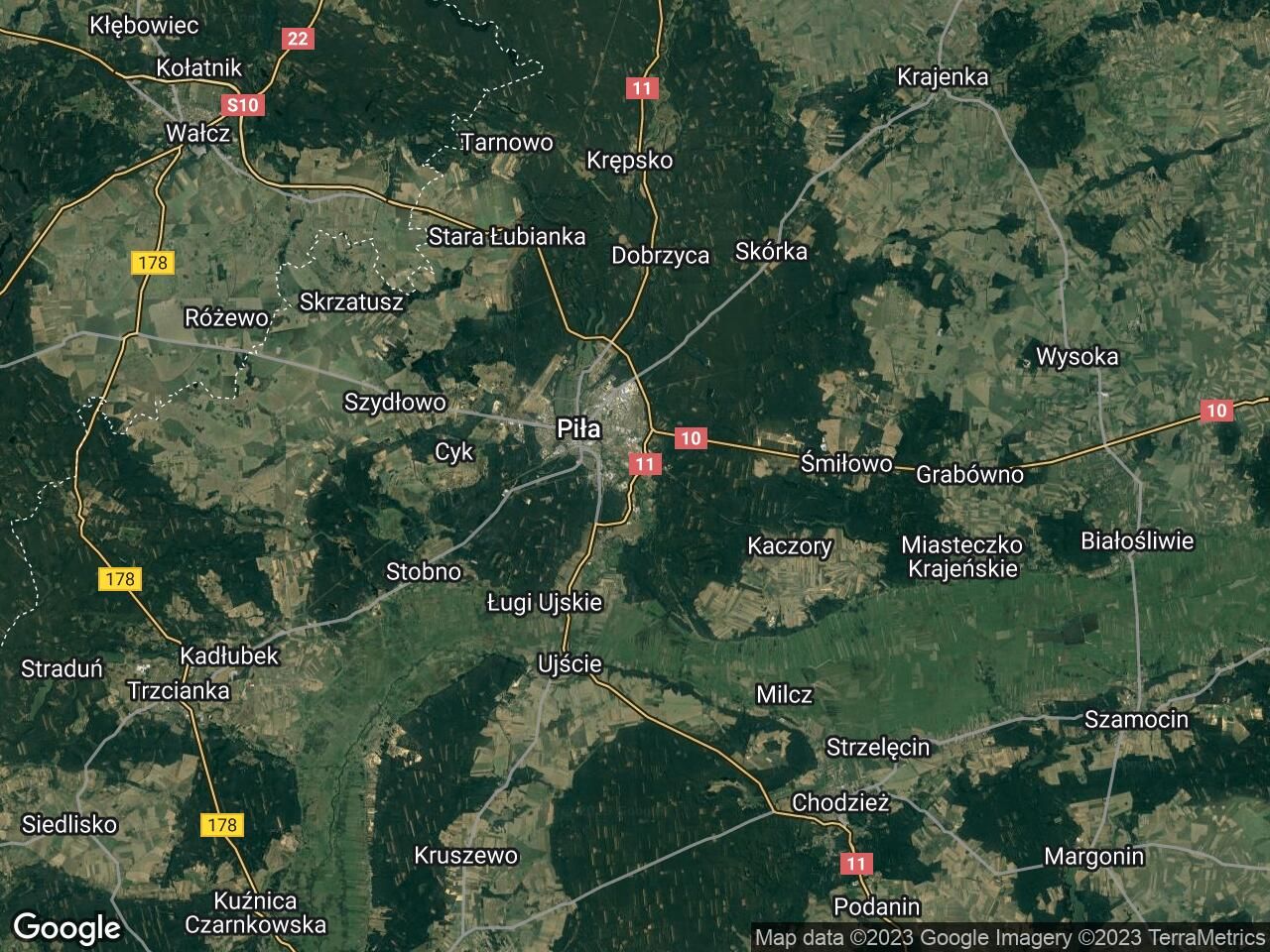 Działka Piła, ul. Młodych, bez pośrednika - 1044 m²