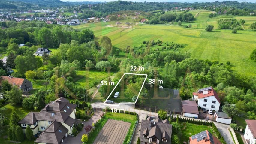 Działka Kraków, ul. Gościnna - 902 m²