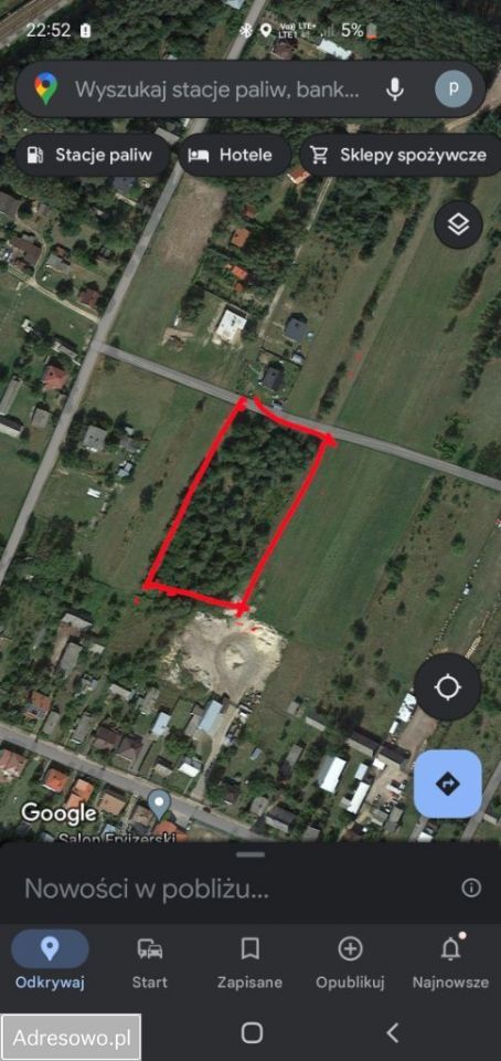 Działka Barchów, bez pośrednika - 5900 m²