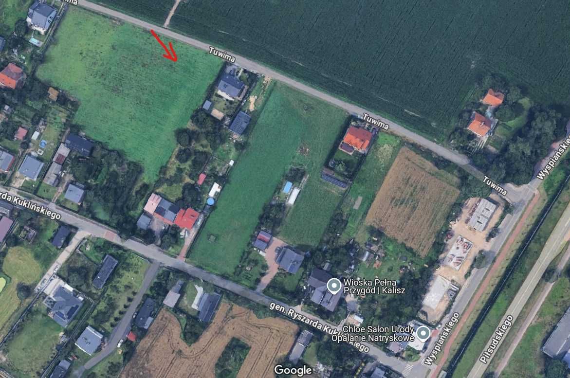 Działka Kalisz, ul. Juliana Tuwima, bez pośrednika - 1238 m²