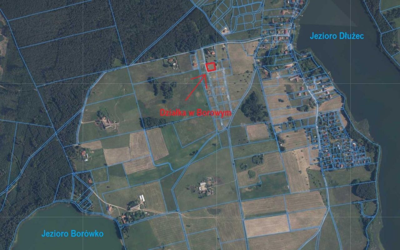 Działka Borowe, bez pośrednika - 1500 m2