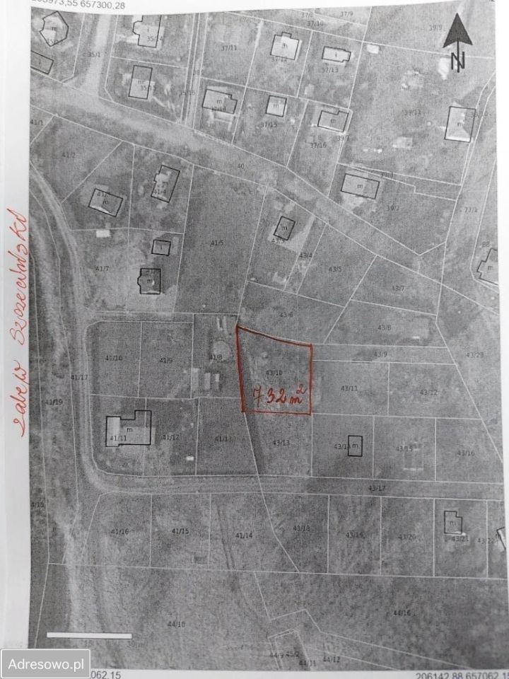 Działka Kopice, bez pośrednika - 732 m2