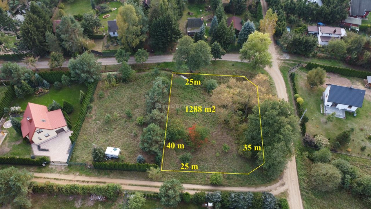 Działka Popowo-Parcele - 1288 m² - 149 000 zł