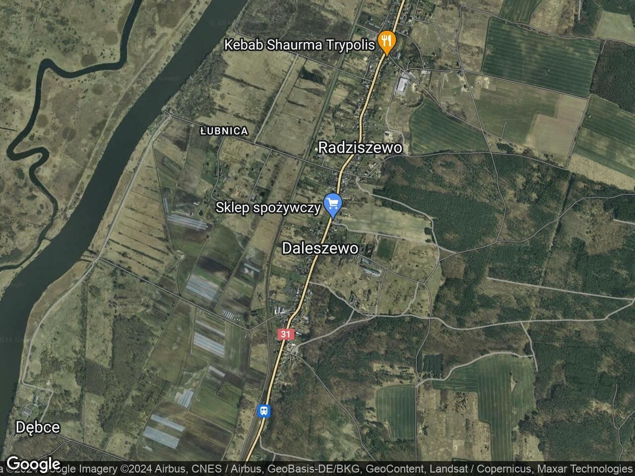 Działka Daleszewo, bez pośrednika - 444 m²