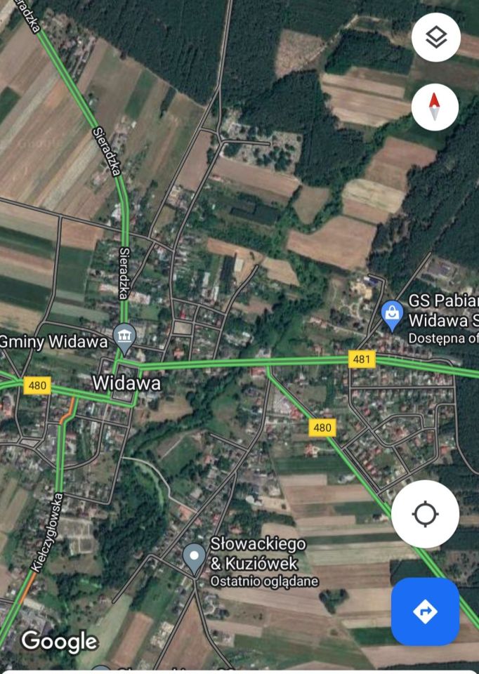 Działka Widawa, ul. Słowackiego, bez pośrednika - 1116 m²