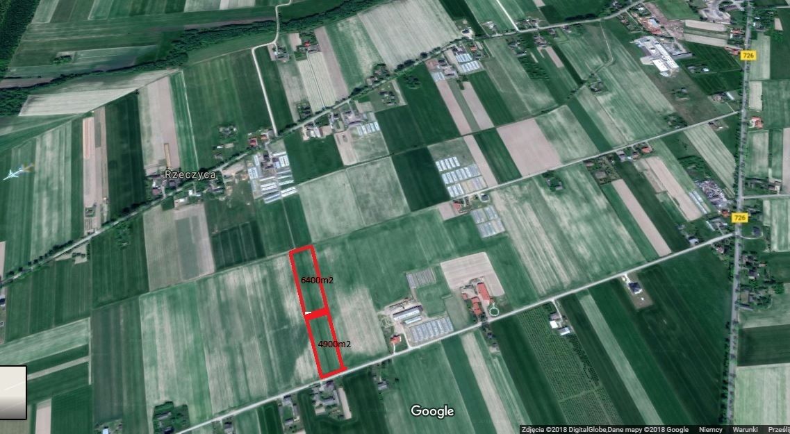 Działka Rzeczyca, ul. Zachodnia, bez pośrednika - 1.13 ha - 230 000 zł