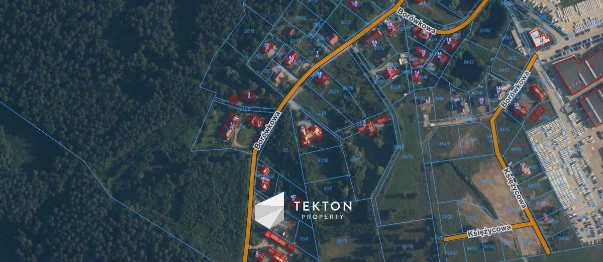 Działka Otomin, ul. Borówkowa - 2251 m2