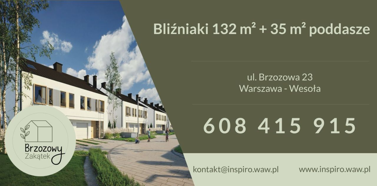 Dom Warszawa, Brzozowa, bez pośrednika - 132 m²