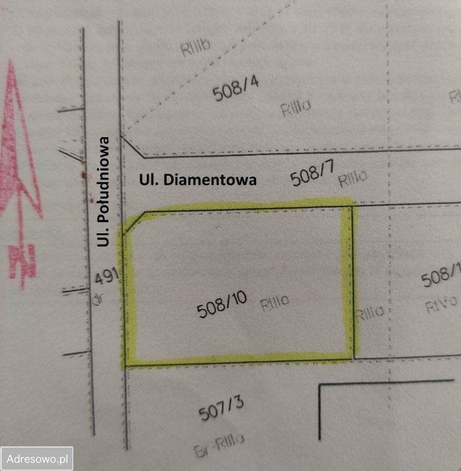 Działka Lutynia, ul. Diamentowa, bez pośrednika - 800 m²