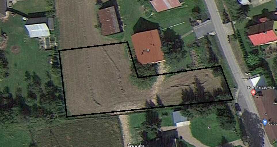 Działka Marszowice, bez pośrednika - 1843 m²
