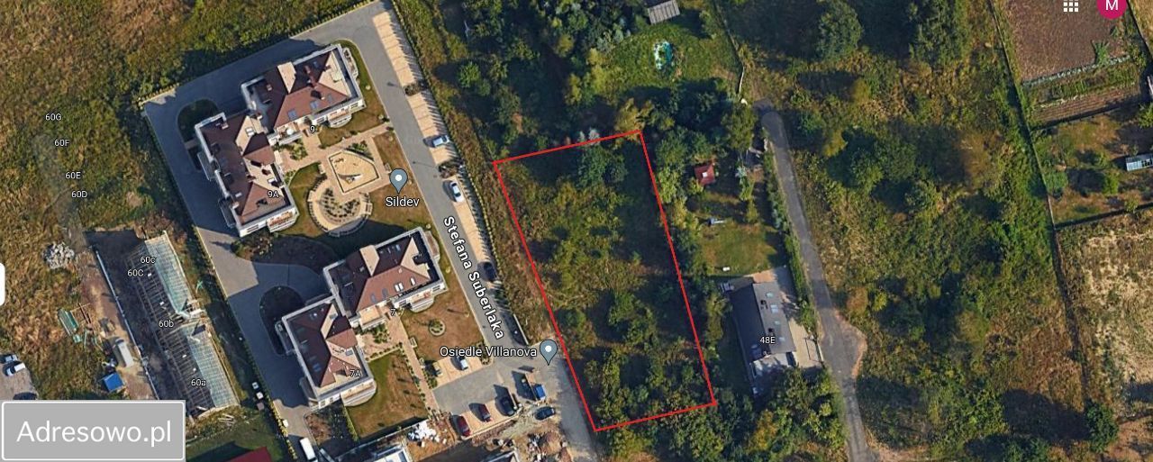 Działka Katowice, ul. Karola Stabika, bez pośrednika - 841 m²