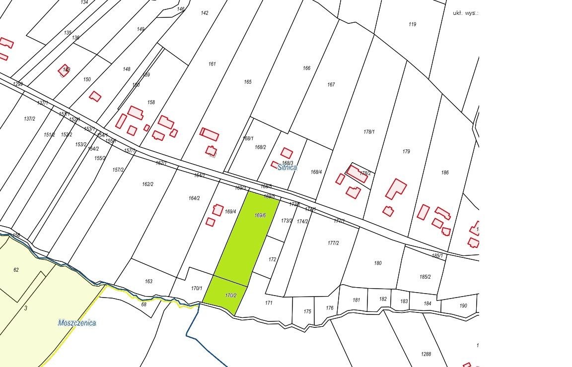 Działka Sitnica, bez pośrednika - 8430 m2