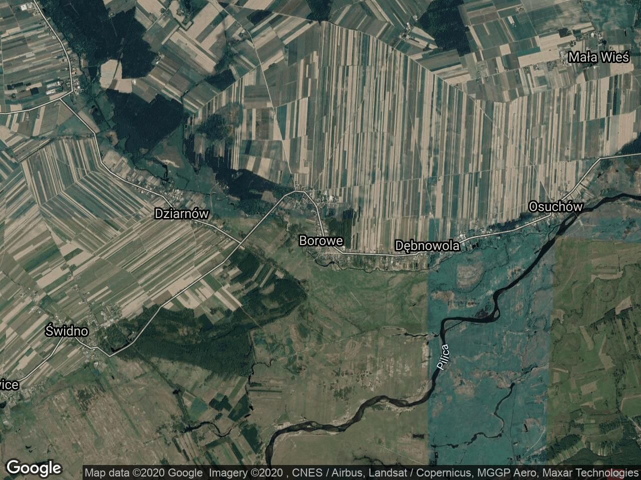 Działka Borowe, bez pośrednika - 1600 m²