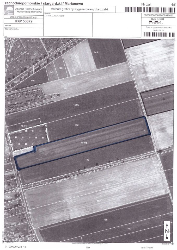 Działka Dalewo, bez pośrednika - 3,25 ha