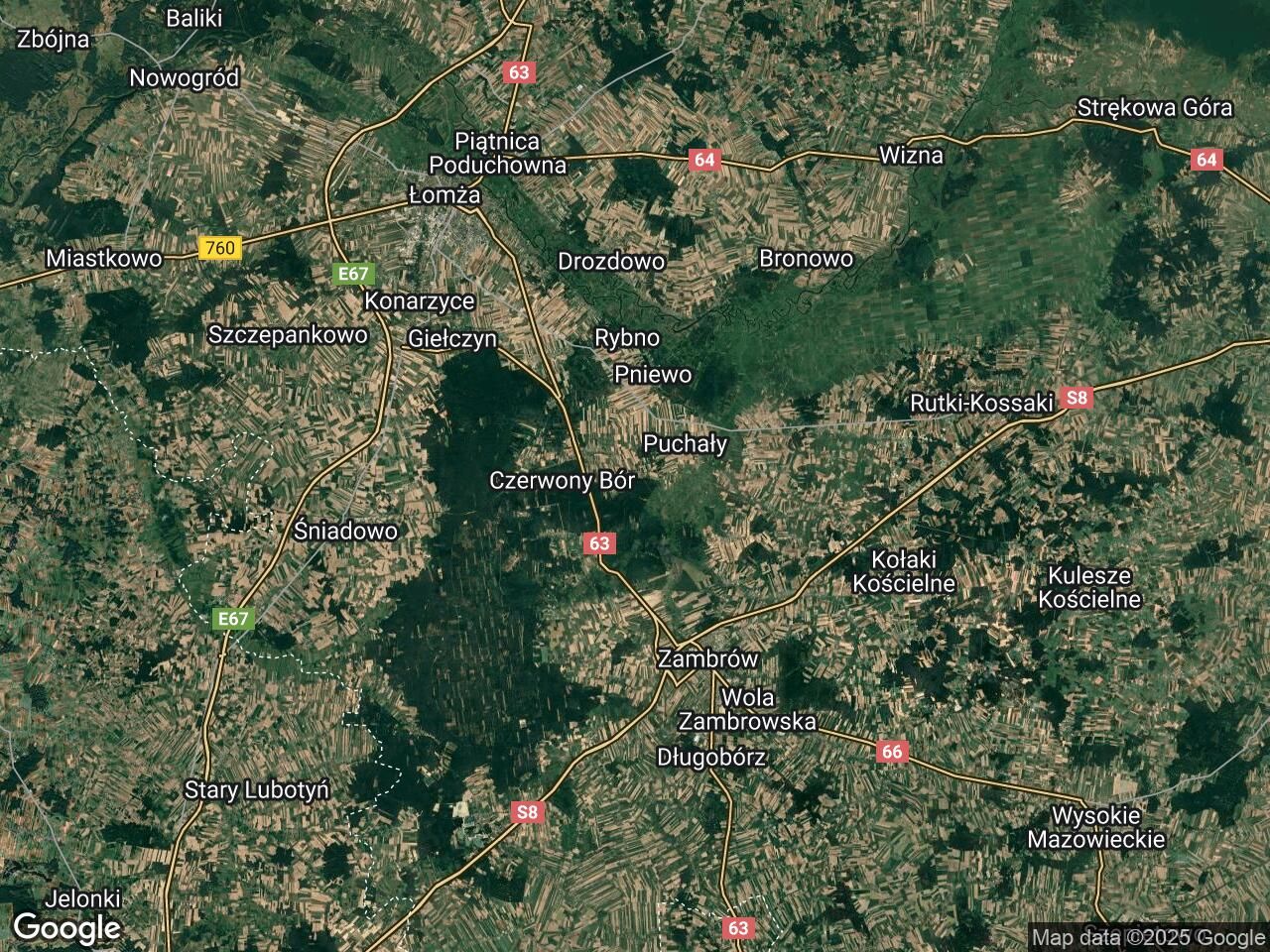 Działka Modzele-Wypychy, bez pośrednika - 1.53 ha - 110 000 zł