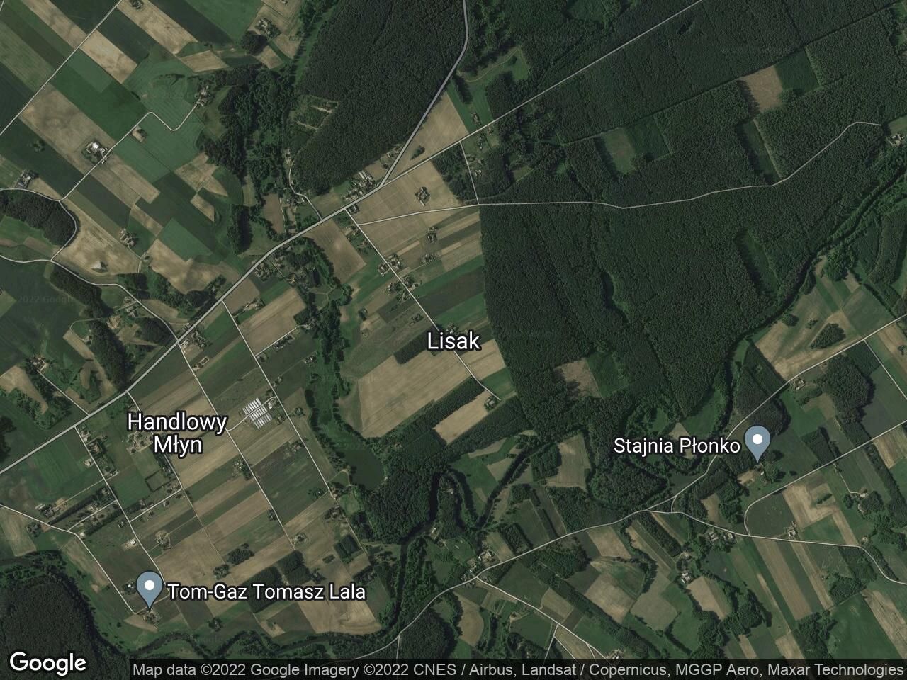 Działka Lisak, bez pośrednika - 2.6 ha