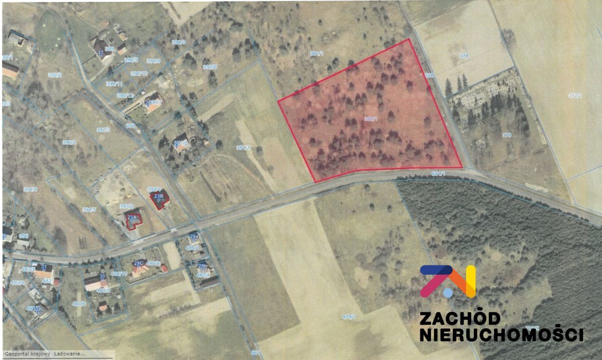 Działka Mirocin Górny - 2.25 ha - 1 100 000 zł