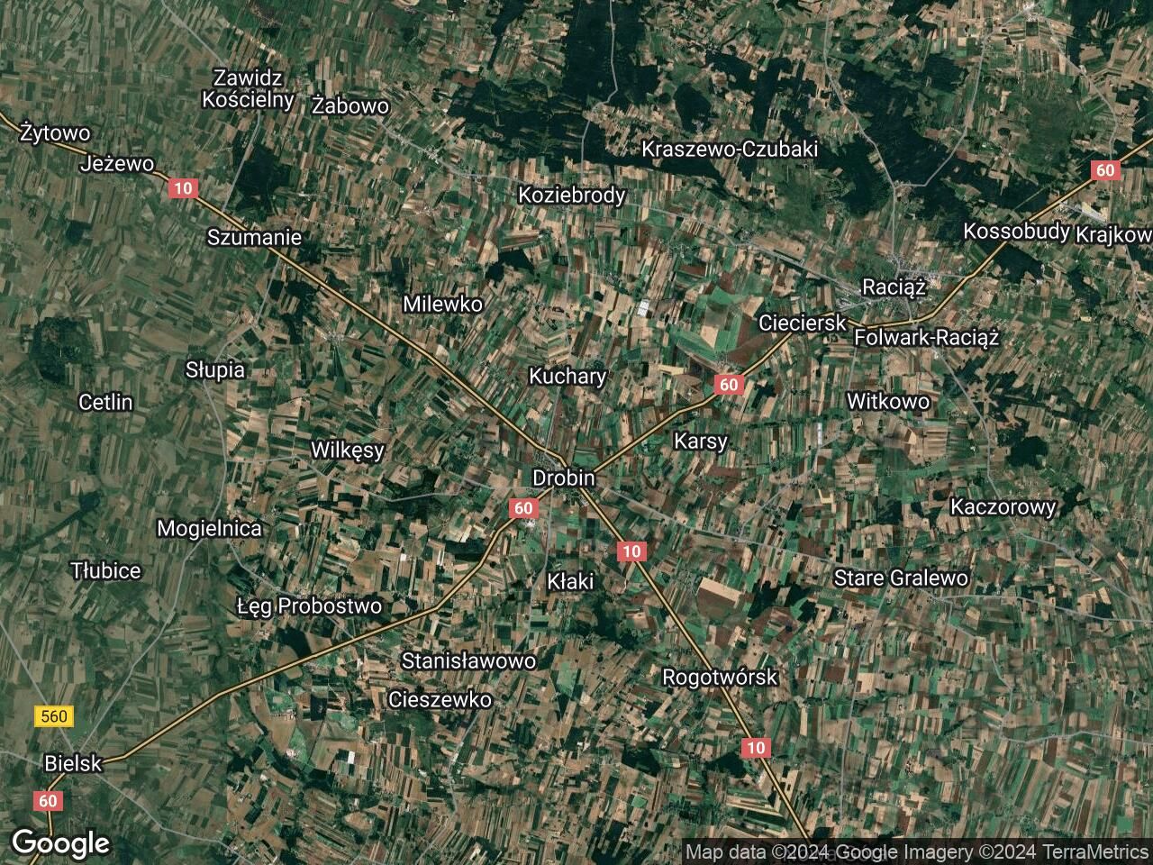 Działka Drobin, ul. Cmentarna, bez pośrednika - 5.7 ha - 5 700 000 zł