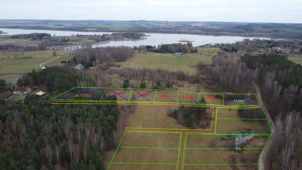 Działka Suryty, bez pośrednika - 1200 m² - 75 000 zł