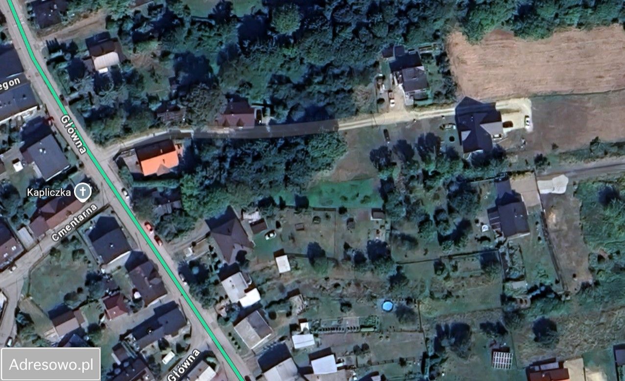 Działka Chrzanów, ul. Główna, bez pośrednika - 3873 m2 - 540 000 zł