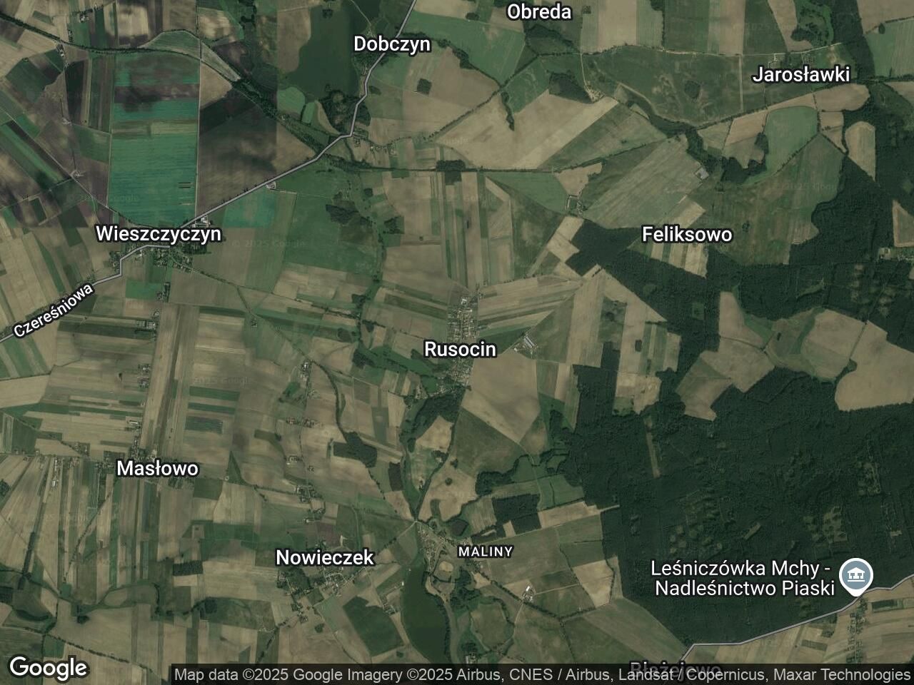 Działka Rusocin, bez pośrednika - 2500 m²